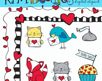 KPM Weather Friends Digital Clip Art COMBO by kpmdoodles on Etsy