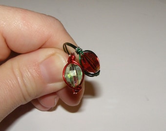 Christmas ring | Etsy