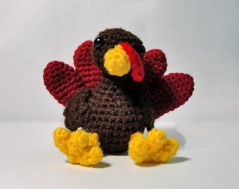 Stuffed turkey toy | Etsy