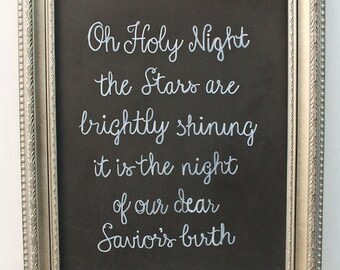 Popular items for christmas carol sign on Etsy