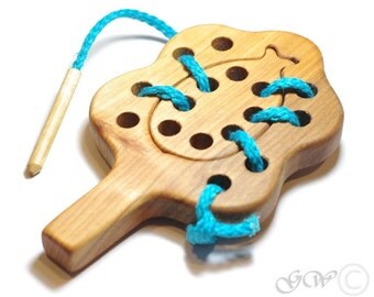 Lacing toy | Etsy
