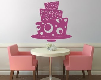 Popular items for cake vinyl decal on Etsy
