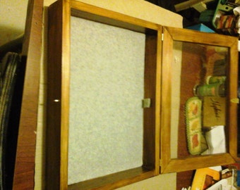 Custom handcrafted lockable display cases made to order for your treasures.
