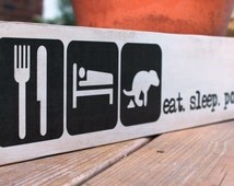 Unique eat sleep poop related items | Etsy