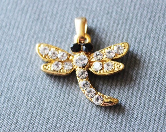 Rhinestone dragonfly | Etsy