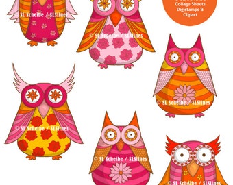 Popular items for cute whimsical owls on Etsy