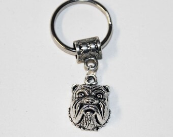 Bulldog key holder | Etsy