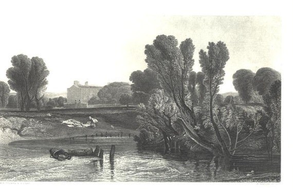 RIVER THAMES ENGLAND Victorian era William Joseph Turner