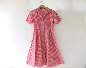 Popular items for red checkers on Etsy