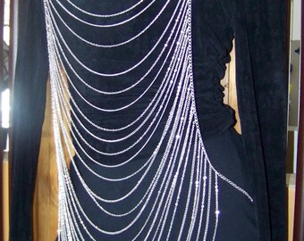 Plus size body chain | Etsy