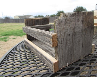 Wood slat box | Etsy