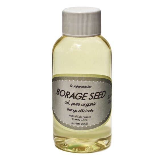 2 oz Borage Oil Pure Organic Cold Pressed 20% GLA by kessil2000