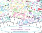 Digital Art Printable Calendars Scrapbook by ButterflyFeetDigital