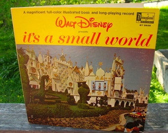 DISNEY Its A Small World Collectible Album Circa 1960s Plays Well Great ...