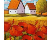 Cathy Horvath Painting Prints ACEO Folk Art by SoloWorkStudio