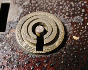 Antique trunk lock | Etsy