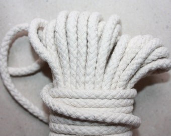 5 mm Cotton Rope - 22 Yards COTTON Braided CORD - 1 SPOOL - Nr.2