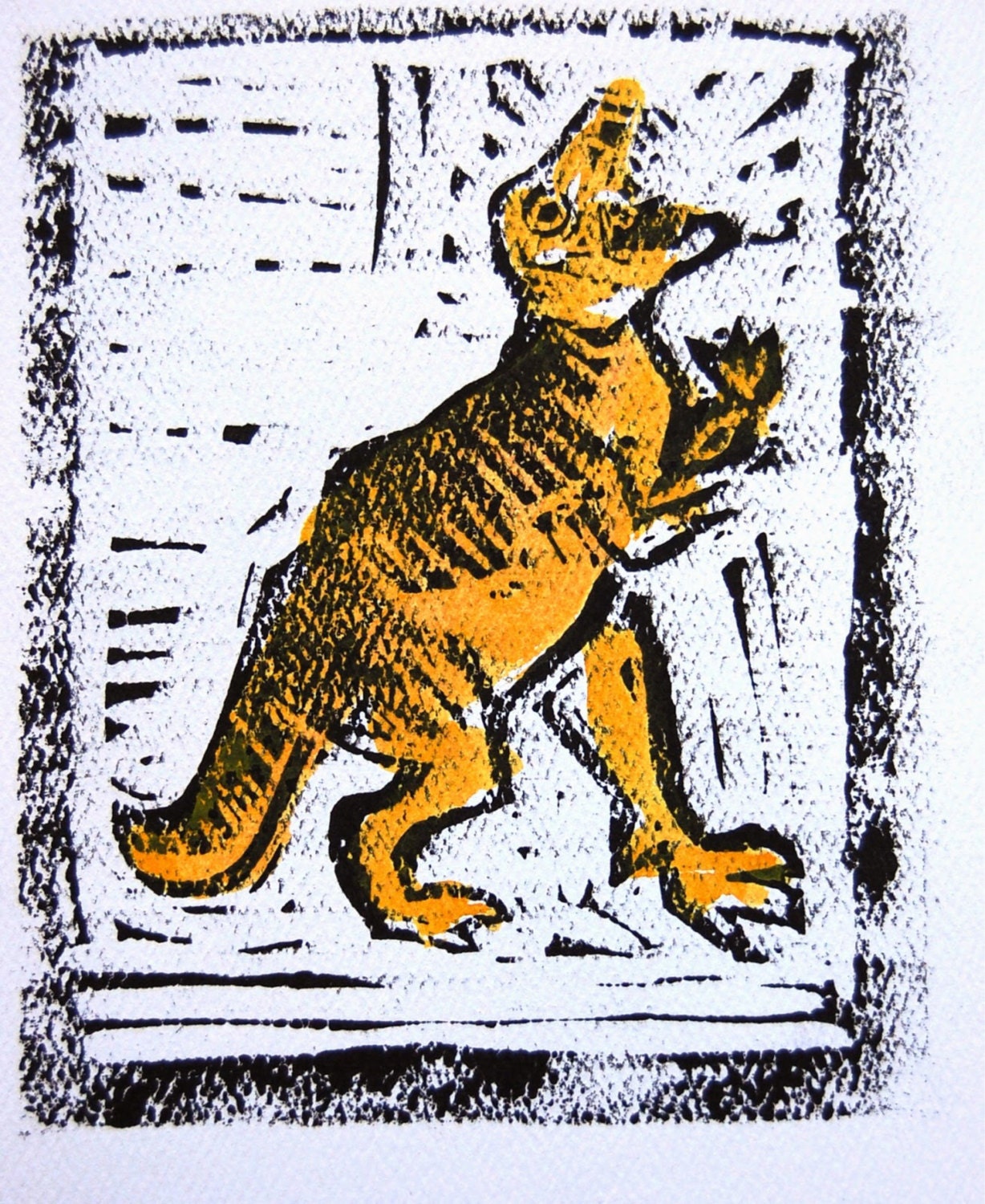 T Rex Dinosaur card