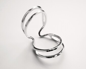 Silver ring splint | Etsy