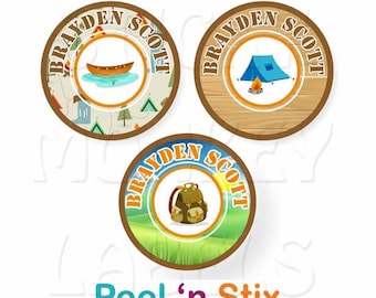 Unique camp name tags related items | Etsy