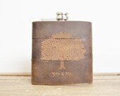 Personalised Leather Hip Flasks and Gifts by HORD on Etsy
