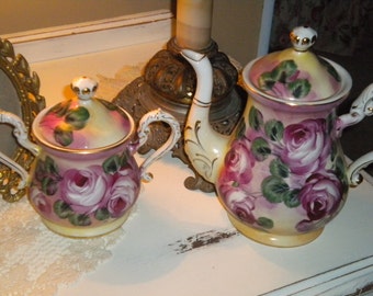 Popular items for cabbage rose china on Etsy