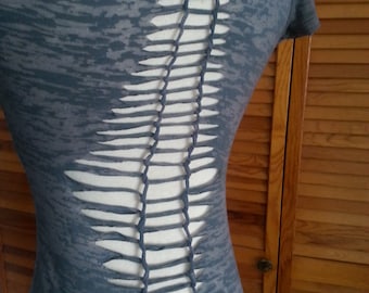 Items similar to Cut Up Band Shirt - Custom Alterations to Your ...