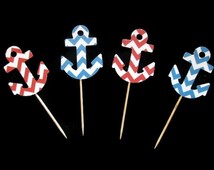 Popular items for navy and red chevron on Etsy