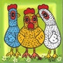 Kooky Chicken Folk Art by ThoseKookyChickens on Etsy