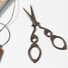 Antique Bronze Scissors Sweing Emroidery Scissors Vintage