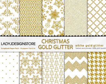 Glitter Digital Paper: GLITTER PASTEL Scrapbook