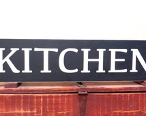 Popular items for wooden kitchen sign on Etsy