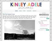 Custom and Premade Blog Design by KreatedByKelsey1 on Etsy