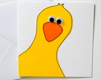 Funny duck card | Etsy