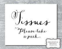 Popular items for wedding tissues on Etsy