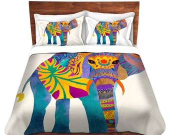 Emperor Tribal Lion Bed Duvet Cover For Twin by PomGraphicDesign
