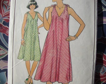 Retro 1970s Style Sew Simple Dress Pattern no 1978 Sizes 10 - 12 - 14 ...