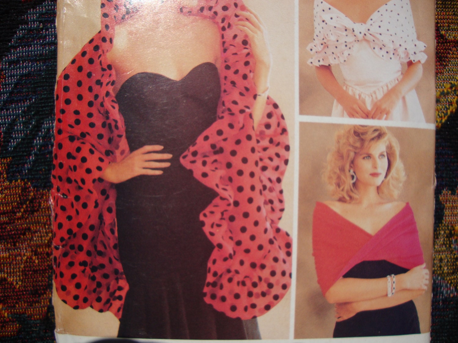 Uncut Retro 1980s Butterick Sewing Pattern no 6982 All Sizes Scarf ...