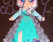 Items similar to 8 Bit Frozen Inspired Elsa Art on Etsy
