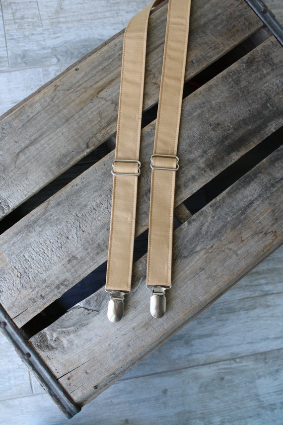 Items Similar To Gold Cotton Suspenders On Etsy