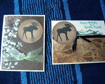 Popular items for moose cards on Etsy