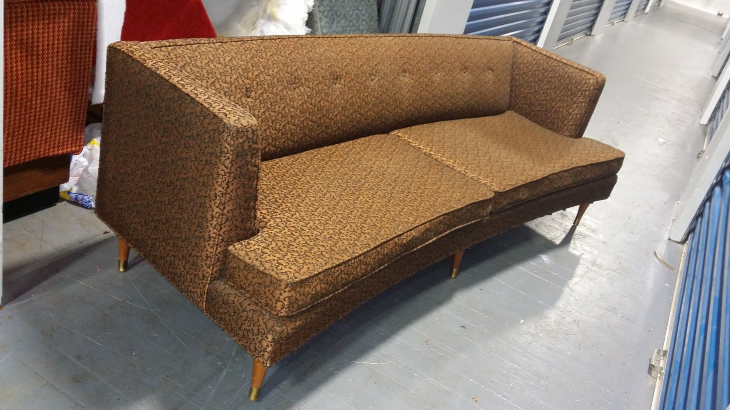 Mid Century Dunbar Edward Wormley vintage sofa custom upholstery ... Mid Century Dunbar Edward Wormley vintage sofa custom upholstery ...