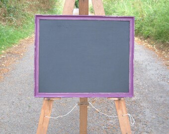 Medium sized blackboard or chalk board painted and distressed in this ...