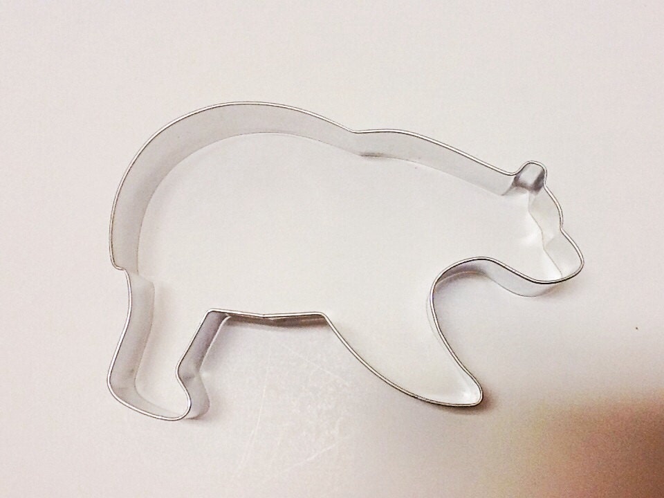 Bear Cookie Cutter Cookie Cutter Metal by TheBowLeggedFlamingo