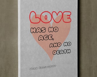 Popular items for love has no age on Etsy