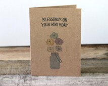 Popular items for rustic birthday card on Etsy