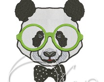 Popular items for panda embroidery on Etsy
