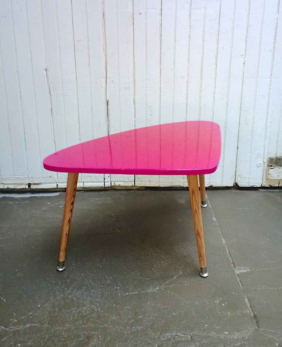 Boomerang Mid Century Modern End Table, Atomic Age Furniture, Mad Men ...