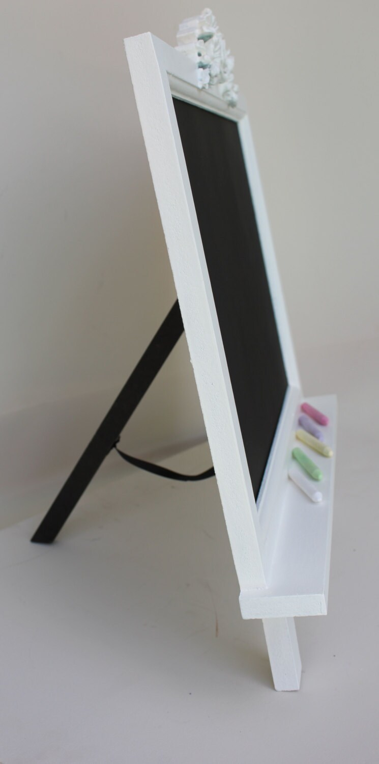 Large Chalkboard Magnet Board Easel Wedding by ChalkitupDecor