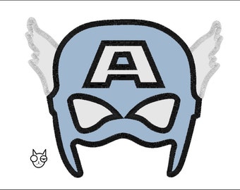 Popular items for captain america mask on Etsy